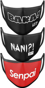 ComicSense ReUsable Unisex Baka Nani Senpai Anime Printed Face Mask ...