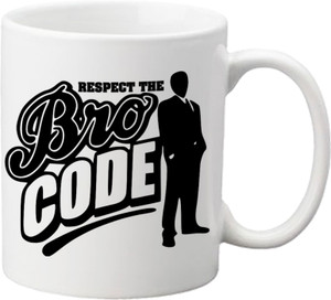 BLAKITO Respect Bro Code Ceramic Coffee Mug Price in India - Buy ...