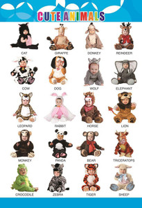 Cute Animal wall Charts - Extremely usefull for growing kids ...