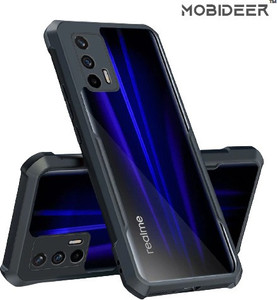 MOBIDEER Back Cover for Realme X7 Max 5G, Transparent Hybrid Hard PC ...