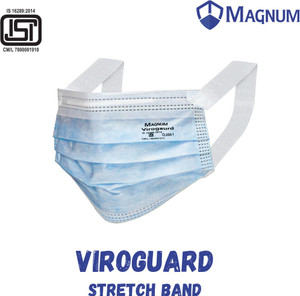 Magnum Viroguard Stretch Band 3Ply Surgical Mask ISI Certified Surgical ...