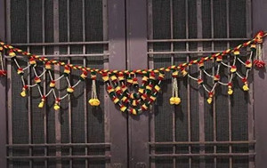 PAGDI Bandarwal Toran For Door Diwali Toran Price in India - Buy PAGDI ...