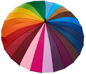 VibeX ® CIU-7 Umbrella Big Size, Rainbow Cluster, Umbrella Umbrella ...