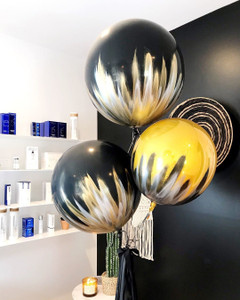 Flipkart.com | Decorasions Solid DIY/Brush stroke/Hand painted black ...