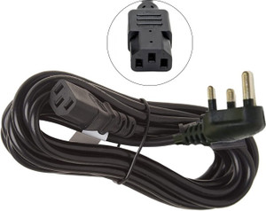 BeerTech Power Cord 1 m 3 Pin Power Cable (Cord) for Desktop Computer ...