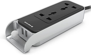 Anchor By Panasonic 6A,Spike Guard With Handle, 2 Sockets + USB 2.4A, 1 ...
