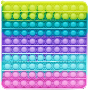 Garvil Big Size Pop 100 Bubbles Square Push Pop Bubble Fidget Sensory ...