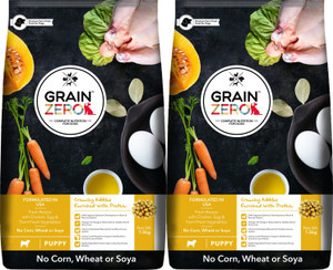 Grain Zero Puppy Dog Food, 1.5kg (Buy 1 Get 1 Free ) Chicken 3 kg (2x1 ...
