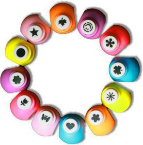 Flipkart.com | Netigems 12 Pieces Designer Punching Machine (Random ...