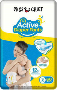 Miss & Chief Active Diaper Pants - S - Buy 60 Miss & Chief Cotton Pant ...