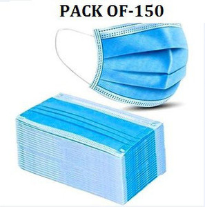 V-NOX Avira 3 Ply Non Woven Surgical Face Mask Free Size (PACK OF 150 ...