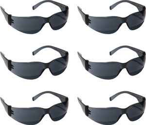 Frontier Hardy Black Eye Protection Safety Glasses Pack of 6 S Welding ...