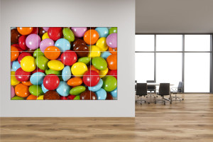 AK GRAPHICS 49 cm Multicolor jems candy Waterproof Kitchen wallpaper ...