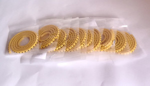 Hardware PVC Ferrules (Numbered 0 - 9 ) 25 mm Cable Tie Wire Connector ...