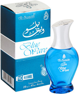 Al-Nuaim Heart Blue Wave Alcohol Free Attar Roll On - 20ml Floral Attar ...