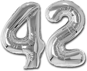 Flipkart.com | Shopperskart Solid 42 Numbers Foil-Aluminium Birthday ...