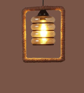 KINIS KIN-SQUARE RASSI SURBHI GLASS HANGING Decorative Hanging Lamp ...