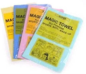 KASHTBHANJAN ENTERPRISE Magic Towel (4 PCS), Reusable Absorbent Water ...