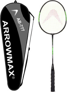 ArrowMax JOINTLESS BADMINTON RACKET LIGHT WEIGHT WITH ANTI SLIP SPIRAL ...