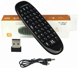 AUSHA Universal TV Remote Air Mouse, Wireless Keyboard Fly Mouse 2.4GHz ...
