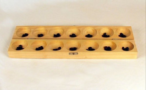 auramini Wooden Pallanguzhi Game Set an ancient and traditional Mancala ...