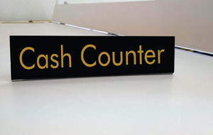 Signoogle Cash Counter Emergency Sign Price in India - Buy Signoogle ...