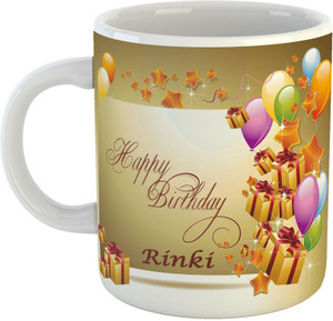 ADN21 Happy Birthday Rinki Coffee , Best Gift For Rinki ,Happy Birthday ...