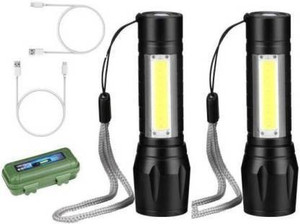 JK Sales Flashlight + Desk Lamp with Gift Box Focus Zoom Torch Light ...