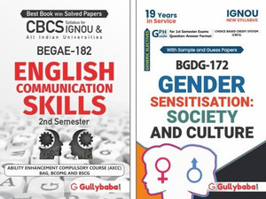 IGNOU BEGAE-182 English Communication Skills & BGDG-172 Gender ...