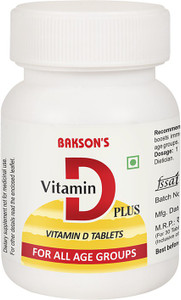 Bakson Vitamin D Plus Nutritional Supplement Tablets Price in India ...
