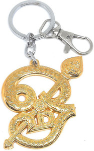 Aura Tamil Om Lord Kartikeya Murugan VEL Keyring Keychain For Bike Car ...