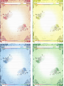 Flipkart.com | JHINTEMETIC Design - 021A One Side Ruled Multipurpose ...