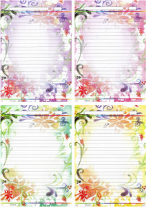 Flipkart.com | JHINTEMETIC Design - 017 One Side Ruled Multipurpose ...