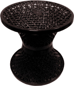 KUBER INDUSTRIES Mesh Design Both Sided Plastic Sitting Stool For ...