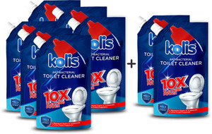 kolis Antibacterial Toilet Bowl Cleaner, 180ml each Lemon Liquid Toilet ...