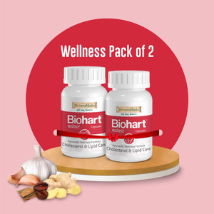 WellnessMantra BioHart Ayurvedic Capsules| Manage Bad Cholesterol ...