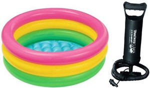 ECOM BHARAT mnb-40 Inflatable Swimming Pool, Inflatable Toy Pump Price ...