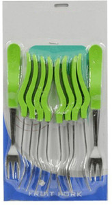 PuthaK Kids Baby Fruit Fork -10 Pcs Stainless Steel Baby Fork Set Price ...