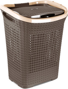 MILTON 50 L Brown Laundry Basket - Buy MILTON 50 L Brown Laundry Basket ...