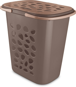 MILTON 50 L Brown Laundry Basket - Buy MILTON 50 L Brown Laundry Basket ...