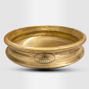 Zilpin Casted Bronze (10 Inch) Uruli/Otturuli/Varp Vessels for Healthy ...