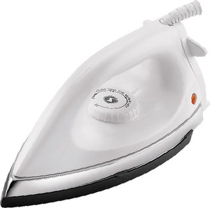 Rally Croma Electric Iron with No Stick Coating Plate (White), 1000 W ...
