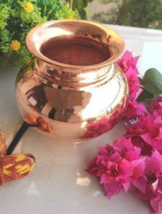 Flipkart.com | BOOKBAZZAR Small Pure Copper Kalash/Tambe ka Lota ...