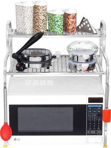 FORTUNE BLU Containers Kitchen Rack Steel Kitchen Microwave Shelf ...