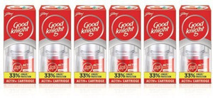 Good Knight Activ+ Liquid Refill Cartridge with 33% Extra 6 refils ...
