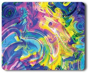 Yellow Alley Abstract Colorful Mouse Pad for PC, Laptop & Desktop ...