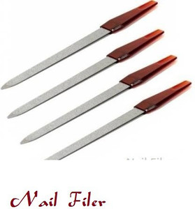 J & F Stainless Steel Nail Filer / Nail Shaper Tool Pack of 4 - Price ...