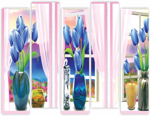 HD RAPID DESIGN Multiple Frames Split Art Texture MDF Wall Paintings ...