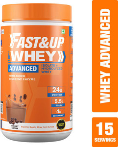 FAST&UP Whey Advanced with Isolate & Hydrolyzed Protein Blend, Informed ...