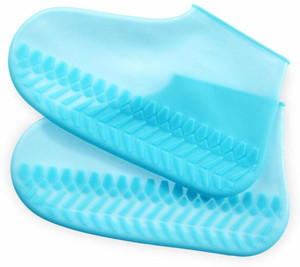 SWISS WONDER Rainproof Water Resistant Shoe Covers-X79 Silicone Blue ...